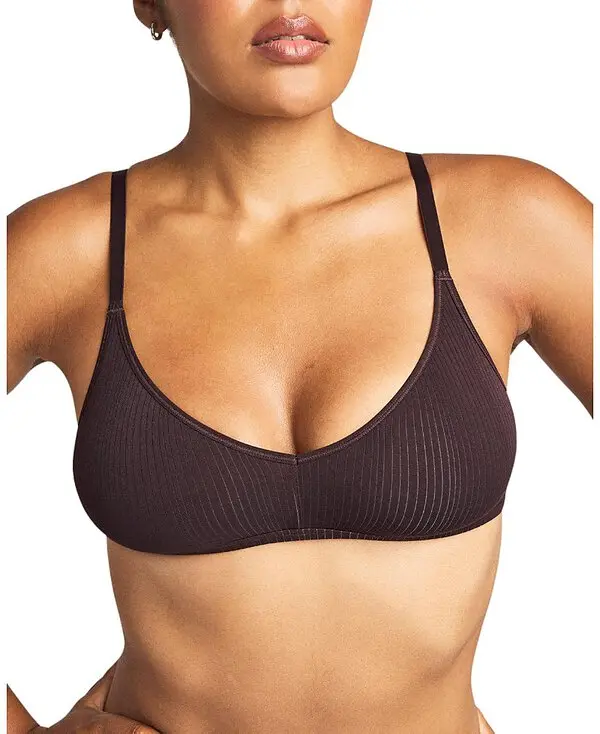 NEGATIVE Whipped Non-wire Bra - Ganache