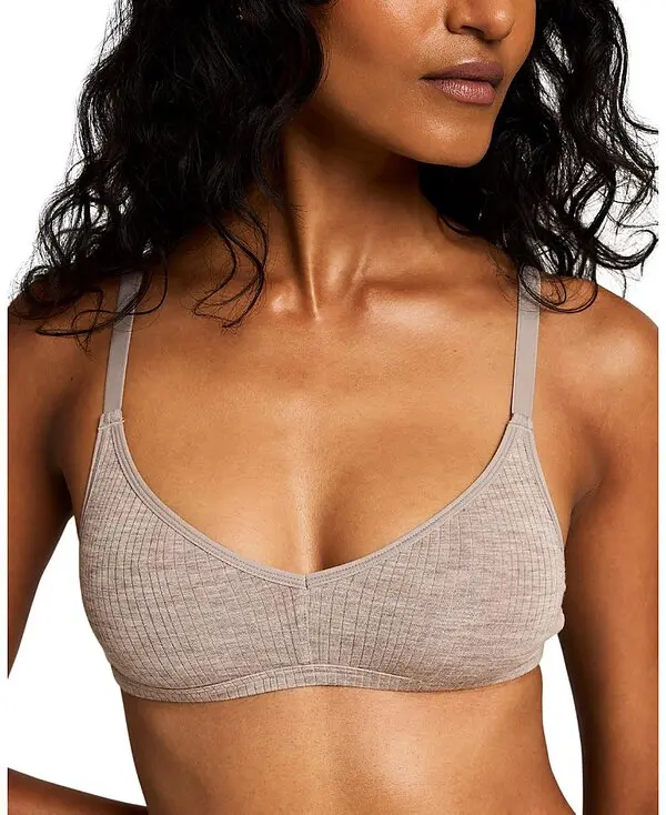 NEGATIVE Whipped Non-wire Bra - Mink
