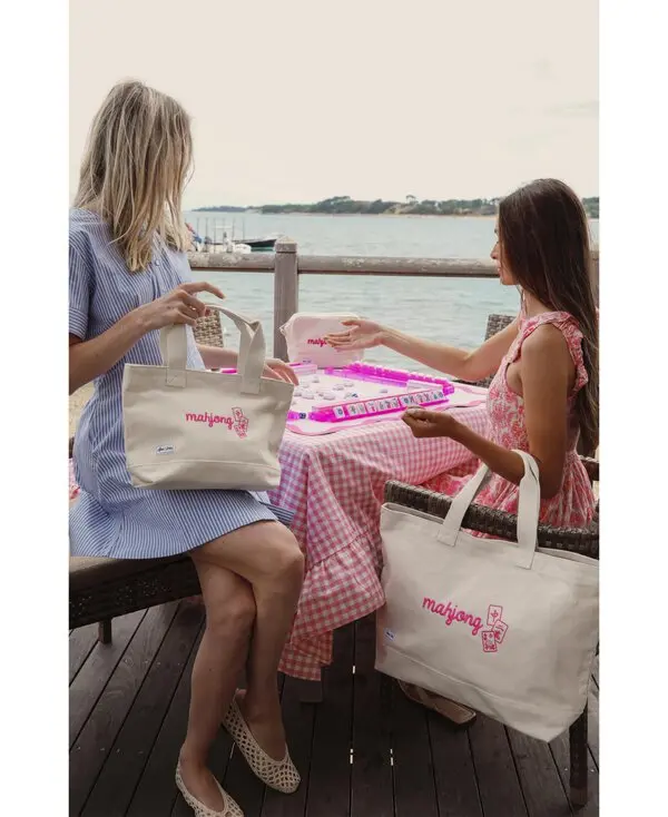 AME & LULU Mahjong Large Tote