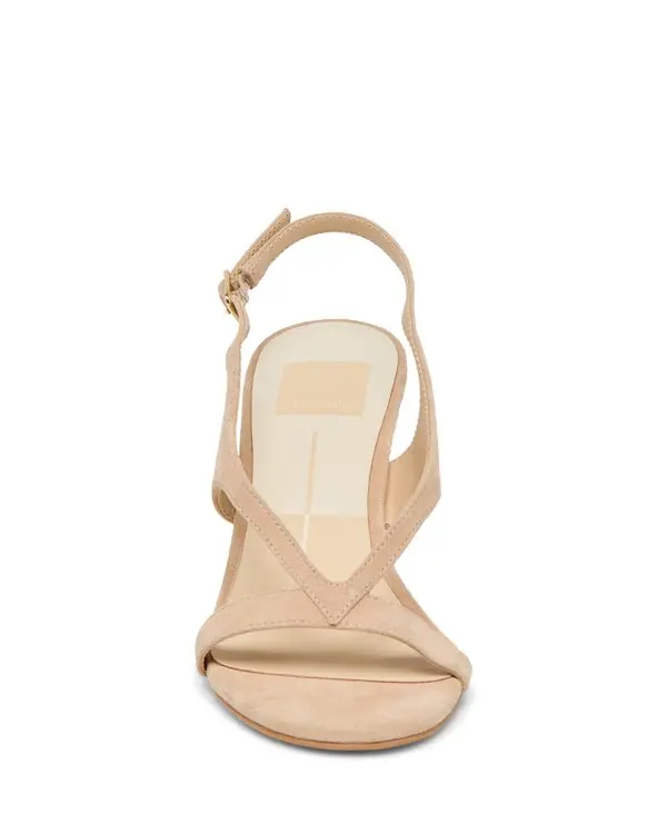 Dolce Vita Izela Slingback Sandals - Bamboo Suede