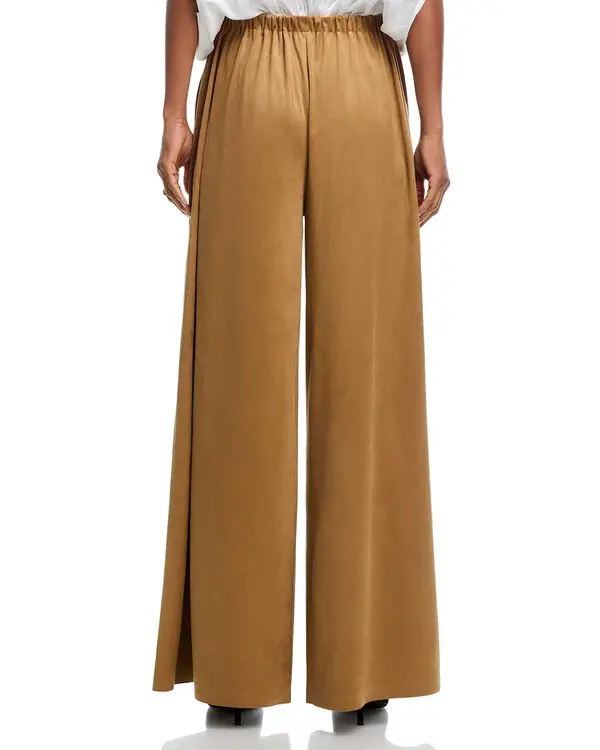 Norma Kamali Pleated Wide-leg Pants