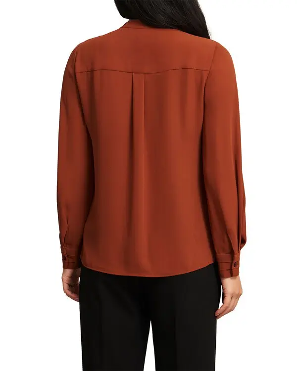 HOBBS LONDON Arizona Pleated Blouse