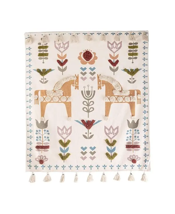 GAURI KOHLI Kyoto Throw Blanket, 60" L X 50" W - Multicolored