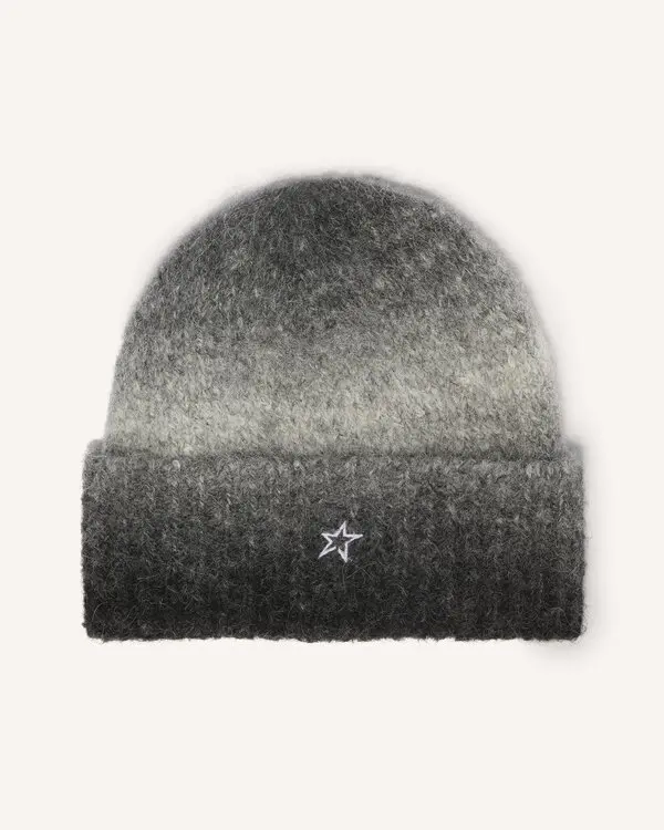 Perfect Moment Knitted Ombré Logo Beanie - Grey