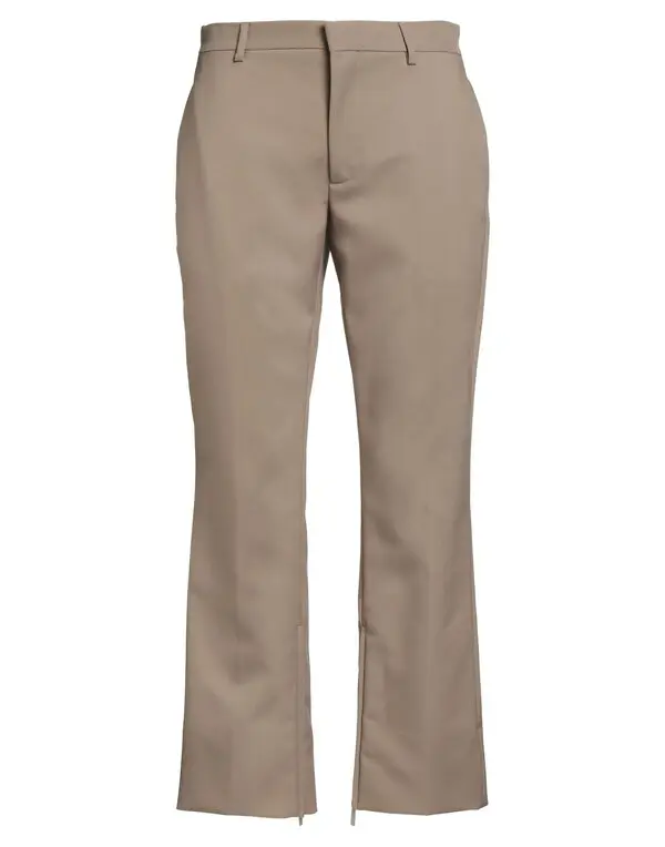 OFF-WHITE™ Tapered Leg Gabardine Trousers - Beige