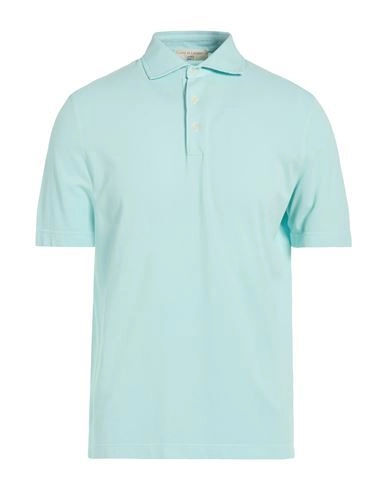 FILIPPO DE LAURENTIIS Polo Shirt Size Cotton - Blue