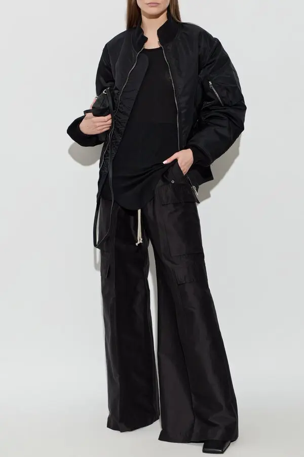 Rick Owens Wide-leg Cargo Trousers - Black