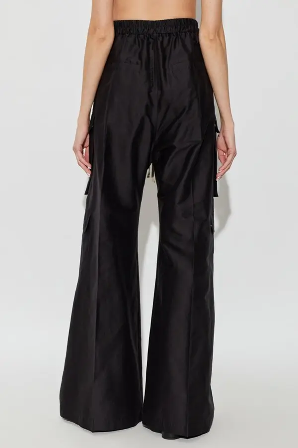 Rick Owens Wide-leg Cargo Trousers - Black
