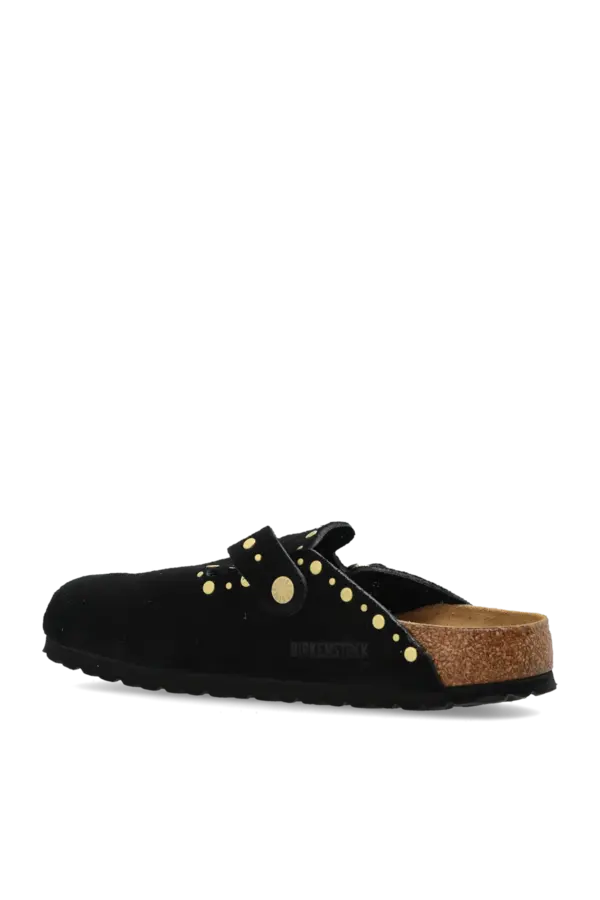 BIRKENSTOCK Boston Riviet Border Mules - Black