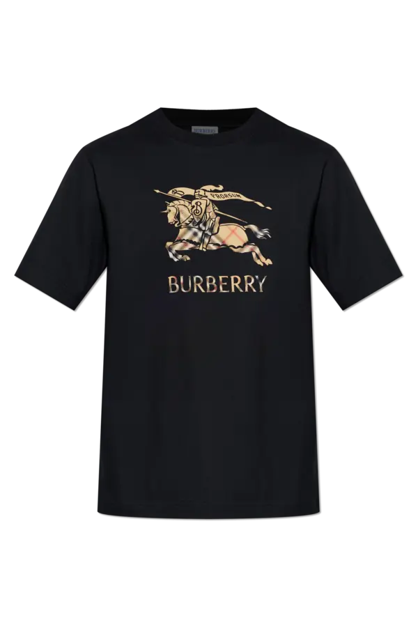Burberry T-shirt With Logo - Black