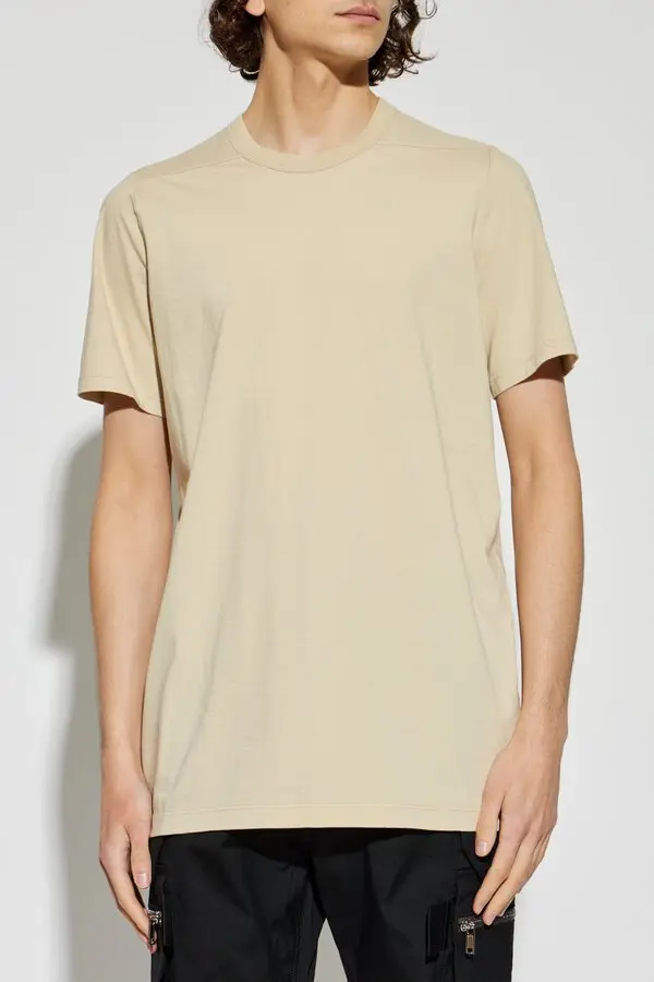 Rick Owens Crew Neck T-shirt - Cream