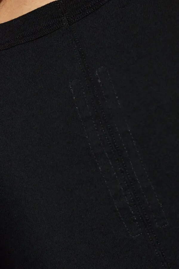 Rick Owens T-shirt With A Crew Neck - Black