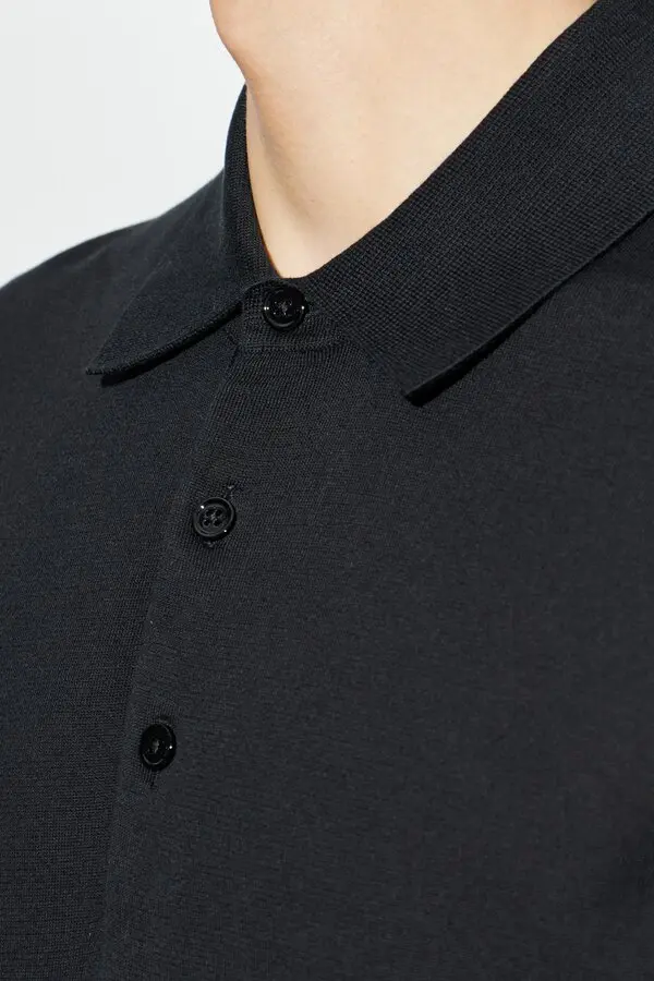 TOM FORD Cotton Polo - Black
