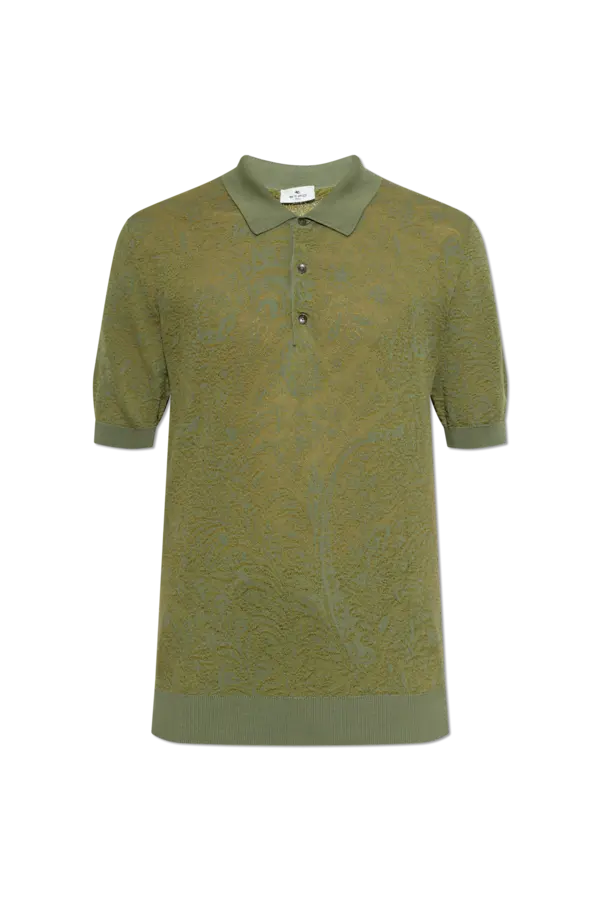 Etro Cotton Polo - Green
