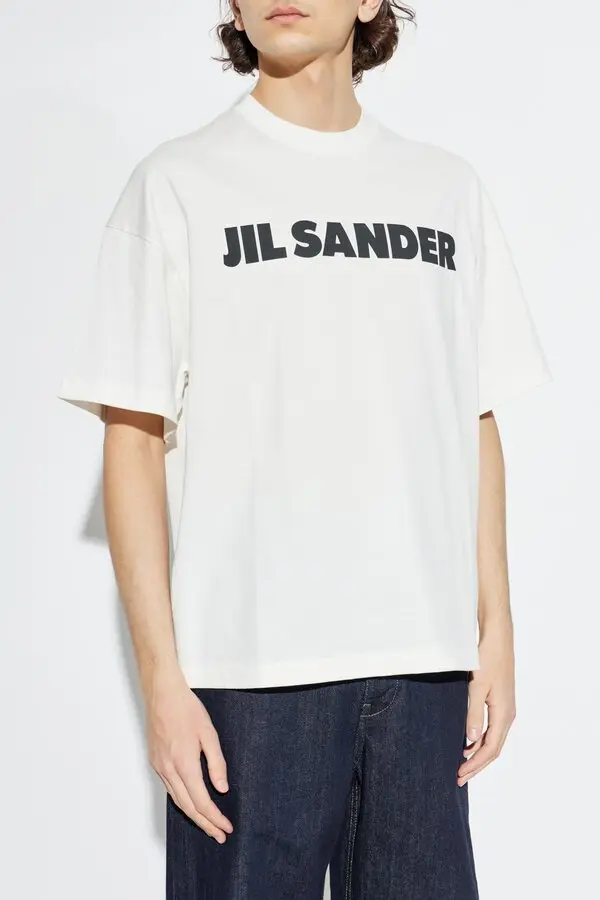 JIL SANDER T-shirt With Printed Logo - White