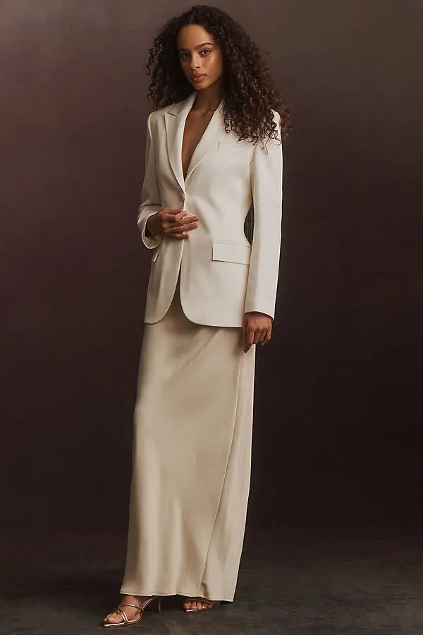 Ila Tailored Blazer With Beaded Fringe