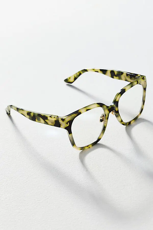 PEEPERS Piper Square Readers - Yellow Chai