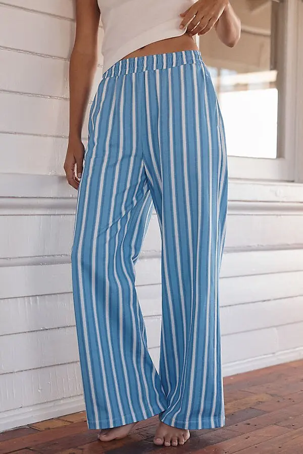 THE FROLIC Striped Mrs. Cotton Pajama Set