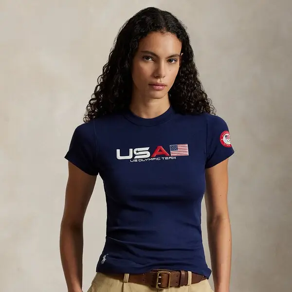 Ralph Lauren Team Usa Graphic Cotton Tee