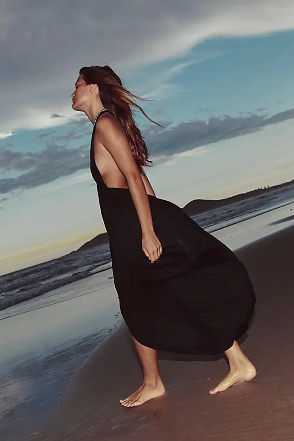 Free People Twist Midi Dress