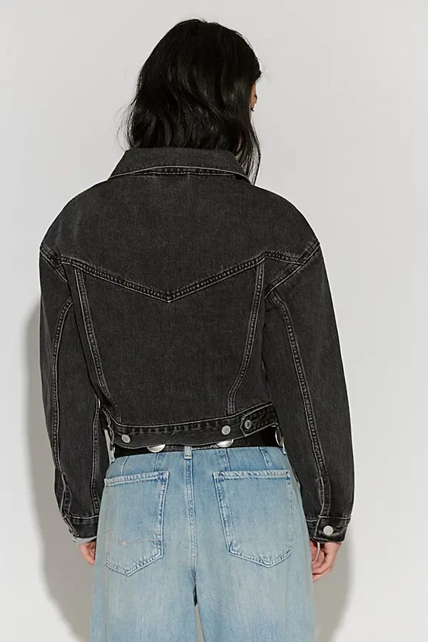 LEVI'S Shrunken 90s Trucker Jacket - Denim Venom