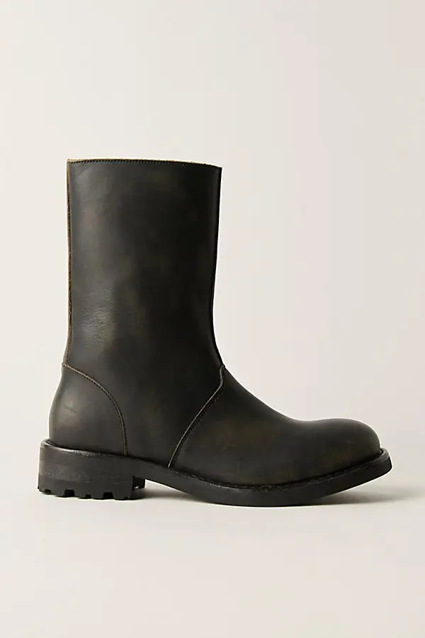 Free People Bailey High Ankle Boots - Black