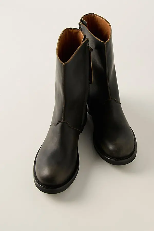 Free People Bailey High Ankle Boots - Black
