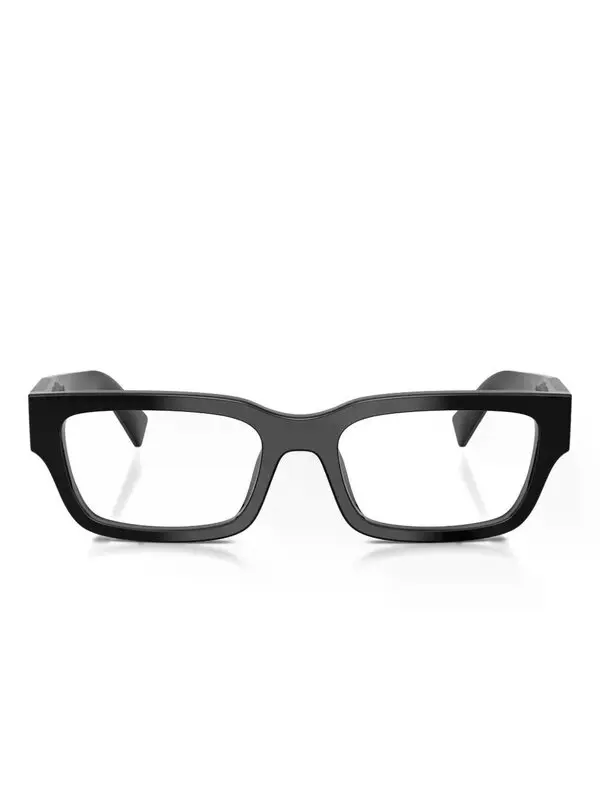 Prada Square Frame Eyeglasses - Black