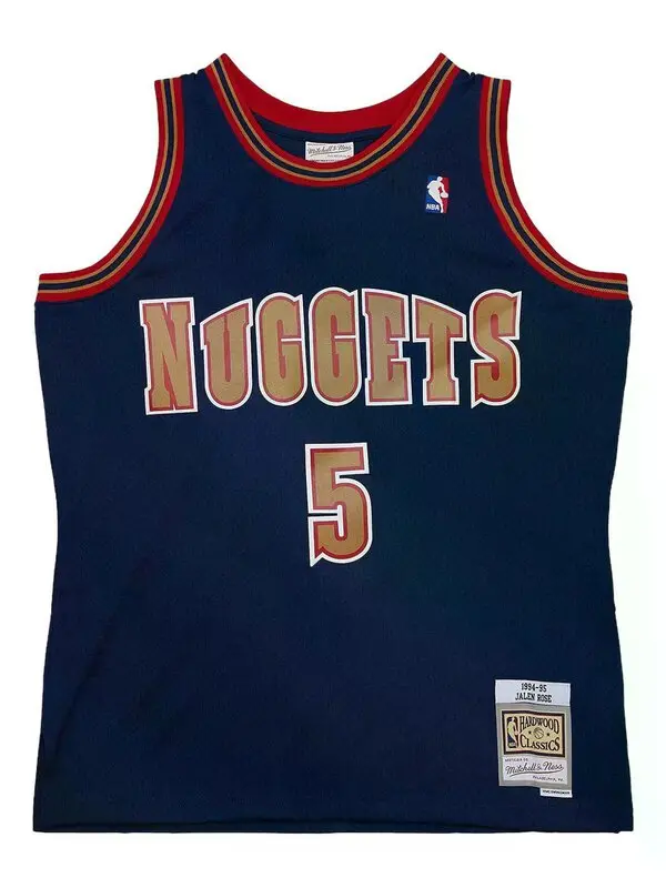 Mitchell & Ness Jalen Rose Denver Nuggets 1994-95 Jersey - Blue