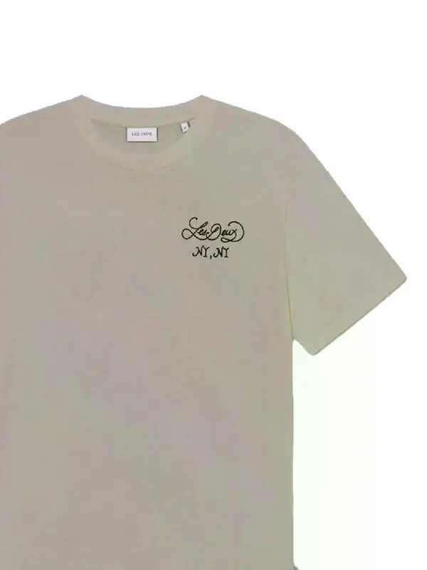 LES DEUX Logo-print T-shirt