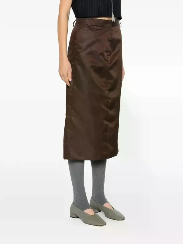 Tibi Front-vent Midi Skirt