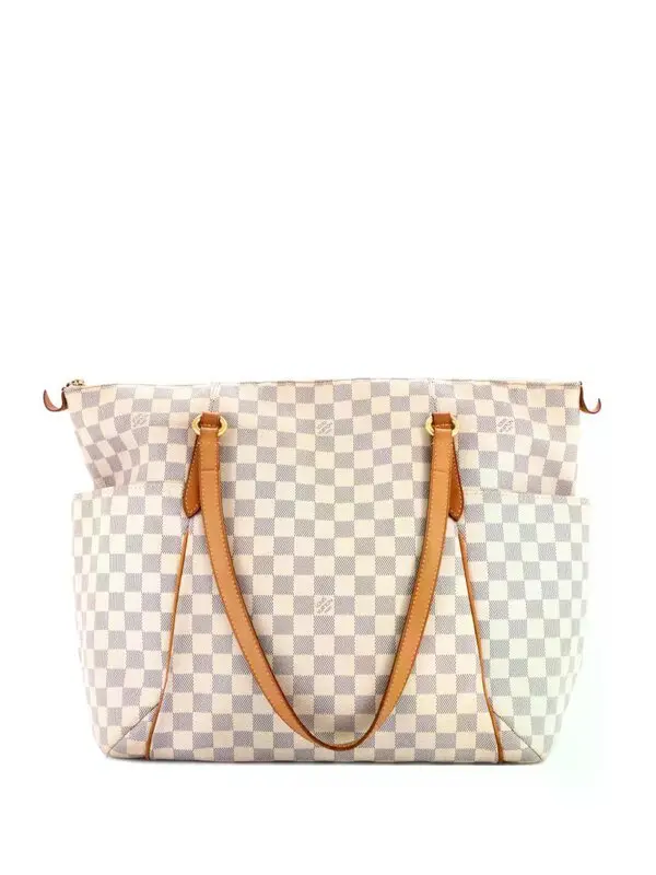 LOUIS VUITTON Totally Handbag Damier Gm - White