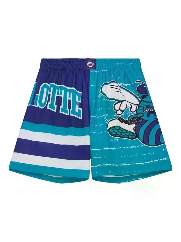 Mitchell & Ness Charlotte Hornets Jumbotron 3.0 Shorts - Blue
