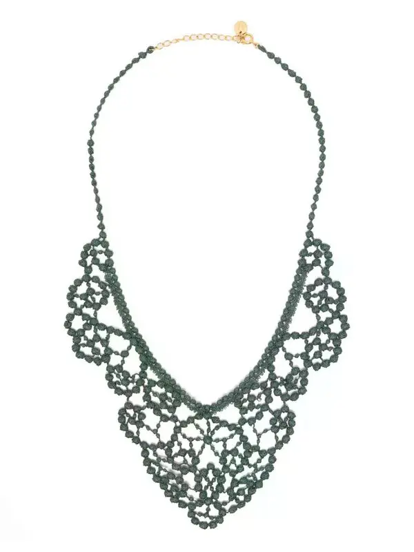 UNDERCOVERISM Crochet Necklace - Green