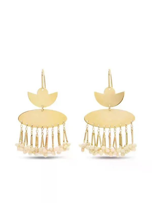 Isabel Marant Fringe Earrings - Gold
