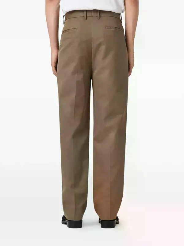 ALLSAINTS Tallis Pleated Trousers - Brown