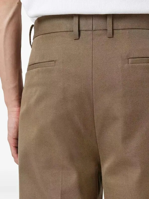 ALLSAINTS Tallis Pleated Trousers - Brown