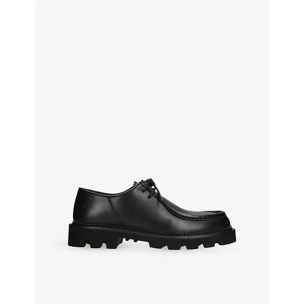 COLLEGIUM Moc-toe Leather Derby Shoes