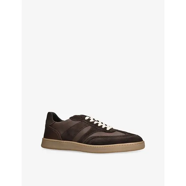 COLLEGIUM Court Iii Leather Trainers - Dark Brown