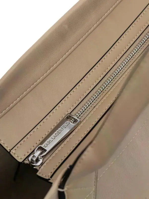 Karl Lagerfeld Signature-embossed Tote Bag - Neutrals