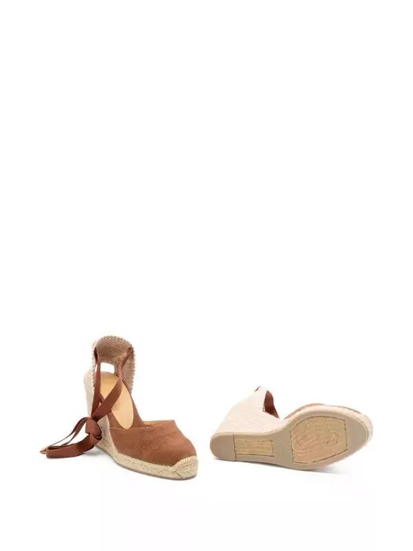 CastaÑer Ribbon Wedge Espadrilles