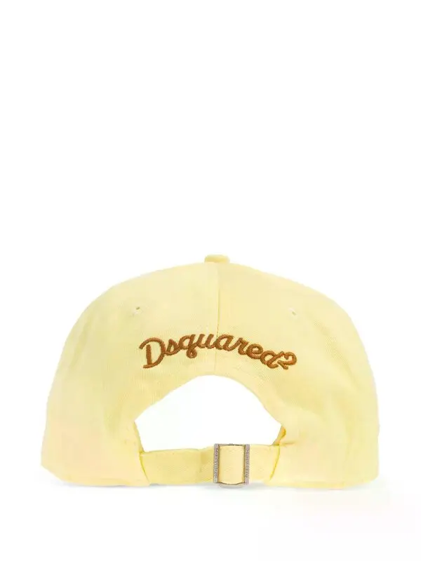 Dsquared2 Embroidered Baseball Cap - Yellow