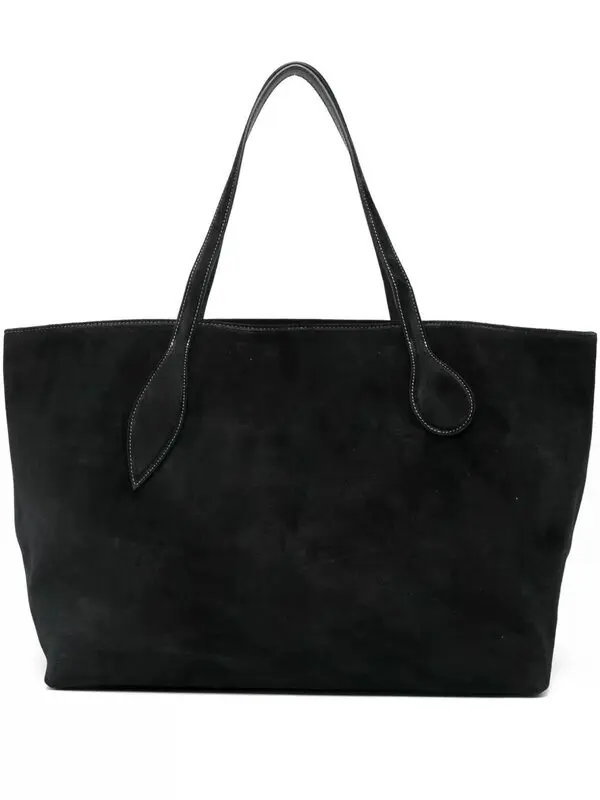 LIFFNER Mega Sprout Suede Tote Bag - Black