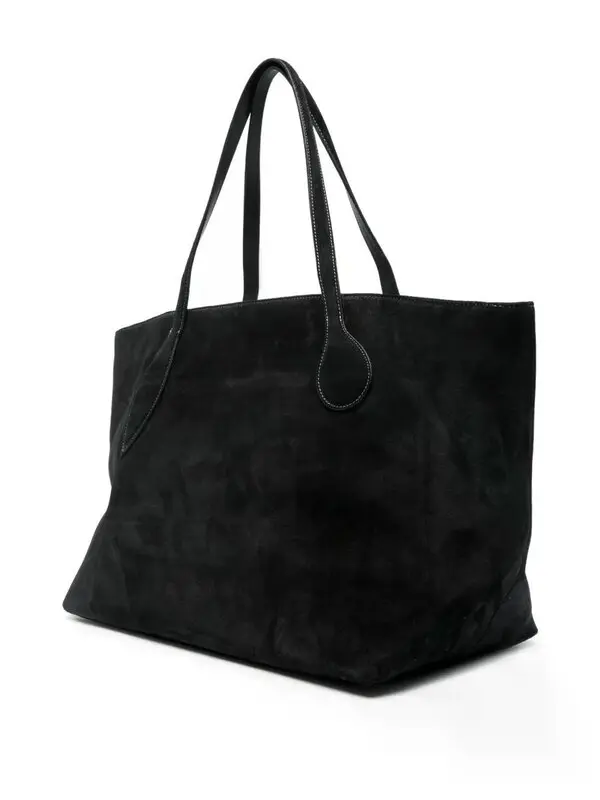 LIFFNER Mega Sprout Suede Tote Bag - Black