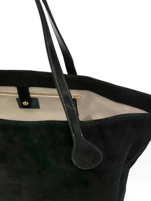 LIFFNER Mega Sprout Suede Tote Bag - Black