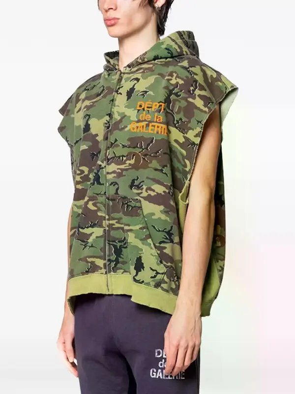 GALLERY DEPT. Zip-up Camo-print Hoodie