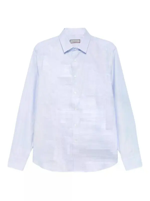 Canali Cotton Shirt - Blue