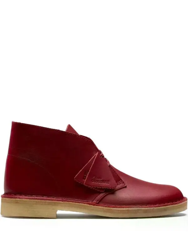 Clarks Lace-up Desert Boots - Red