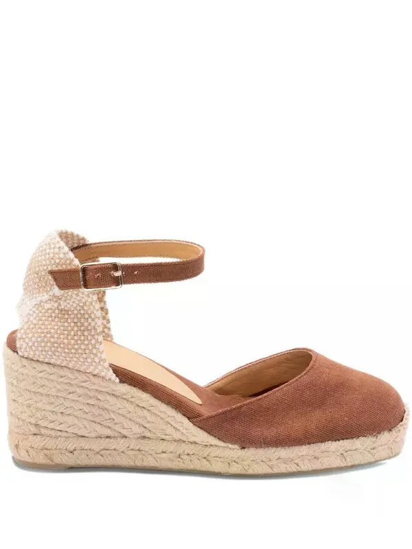 CastaÑer Ankle Strap Wedge Espadrilles