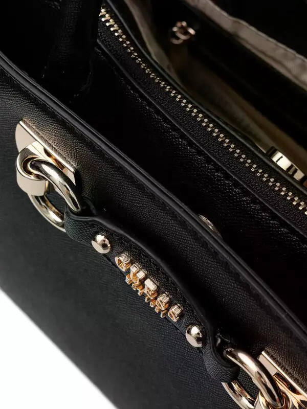 Guess Logo-plaque Tote Bag - Black